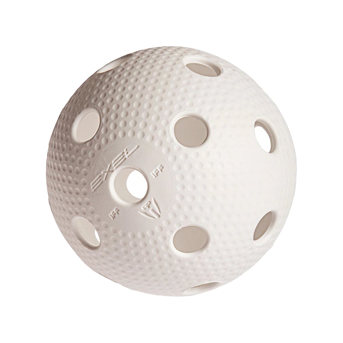 White Exel® Precision Pro League Floorball Ball